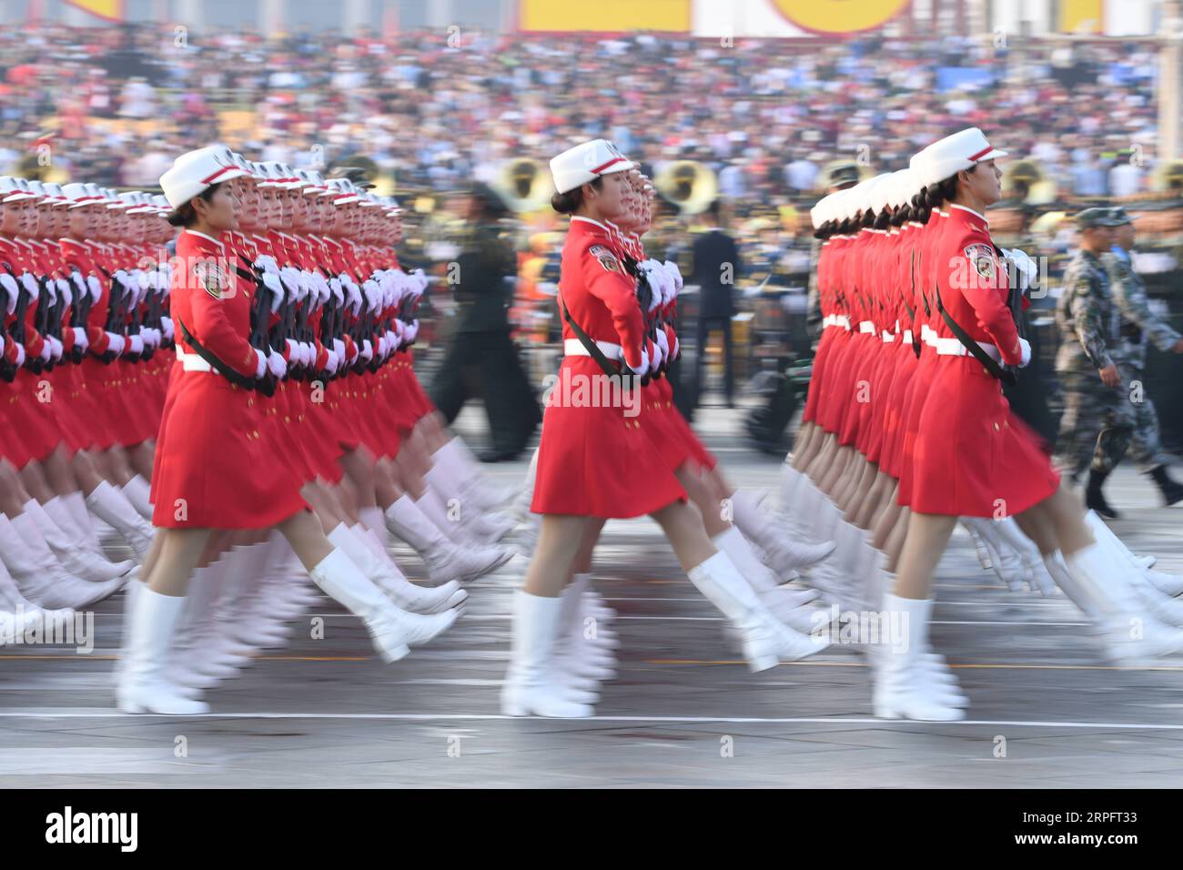 70th anniversary china parade hi-res stock photography and images - Alamy