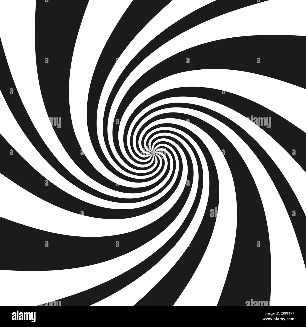Psychedelic spiral with radial gray rays swirl Vector Image Stock ...