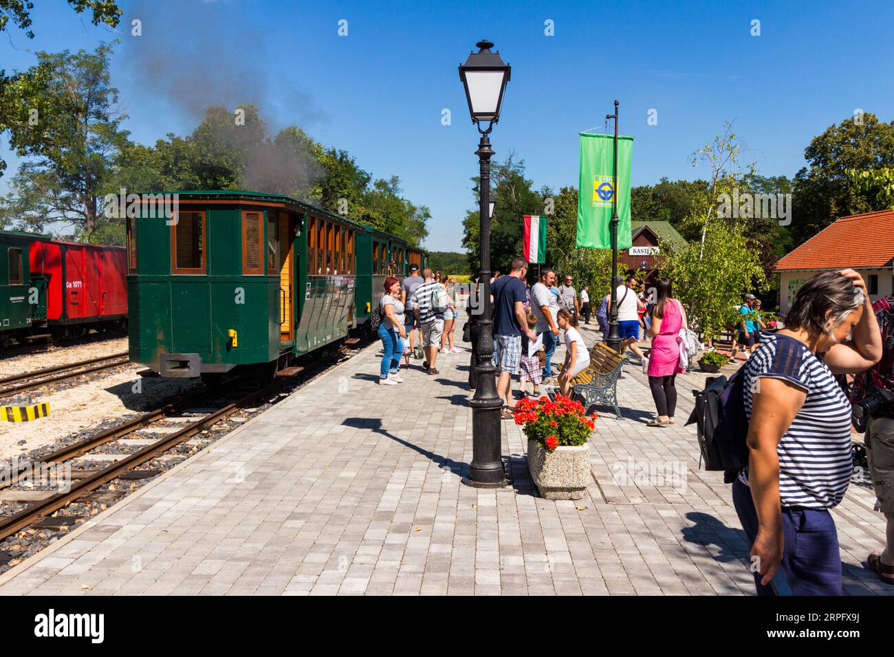 Nagycenki Szechenyi Muzeumvasut 760mm (2 ft 6 in) narrow gauge railway ...