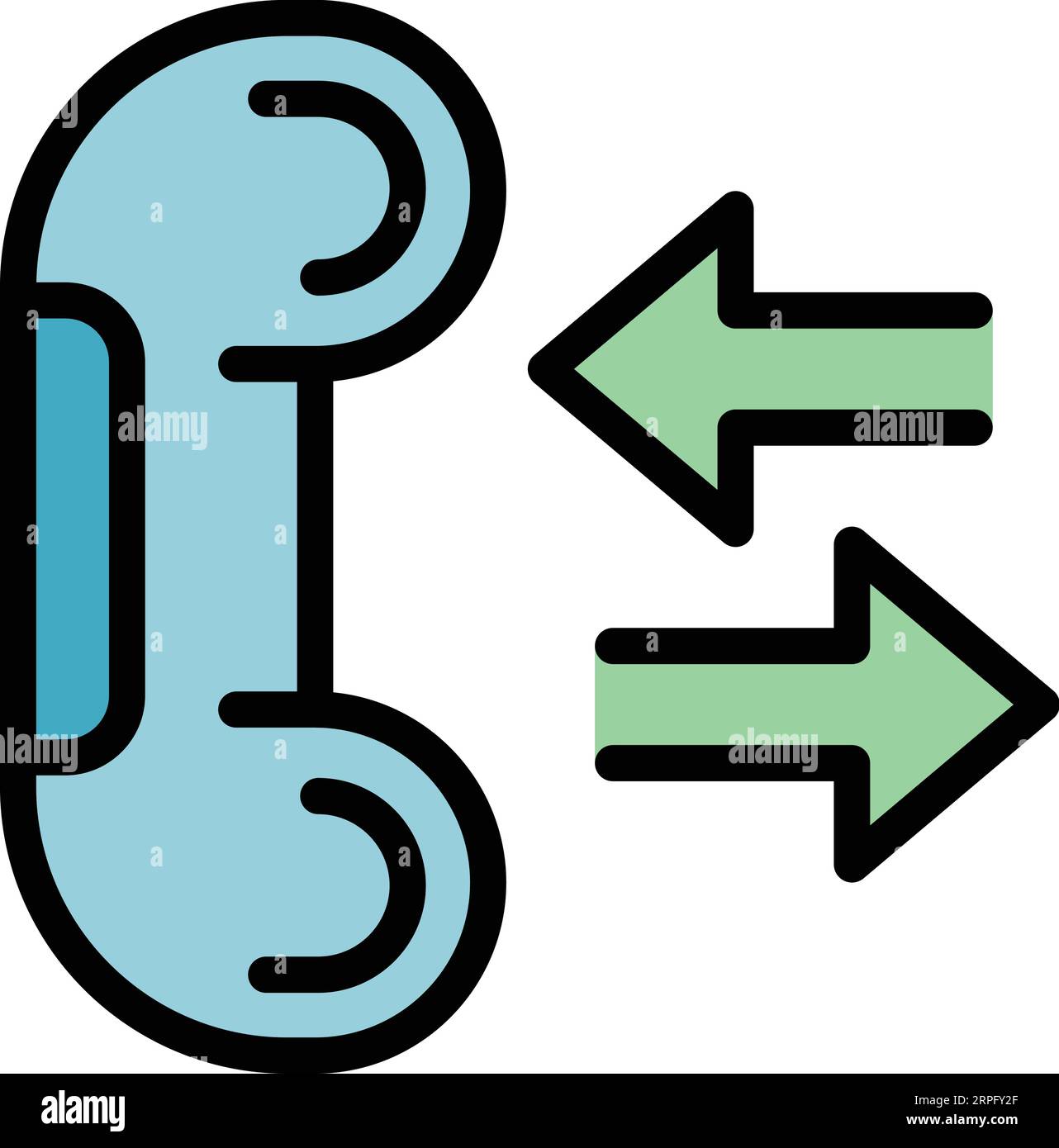 Aid call icon outline vector. World person. Medical map color flat ...