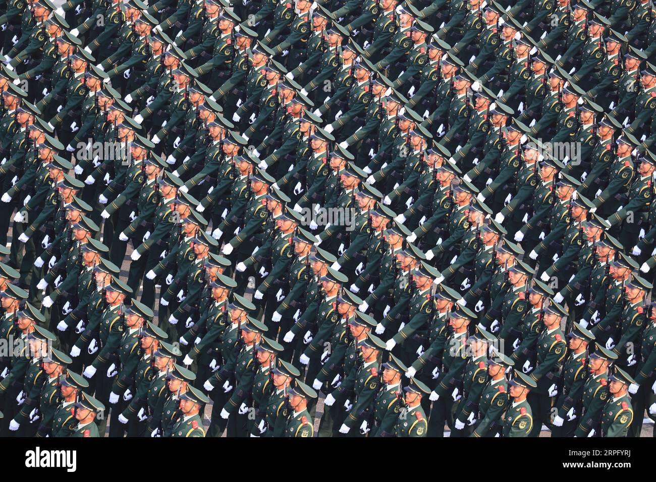 Chinese military parade march hi-res stock photography and images - Alamy