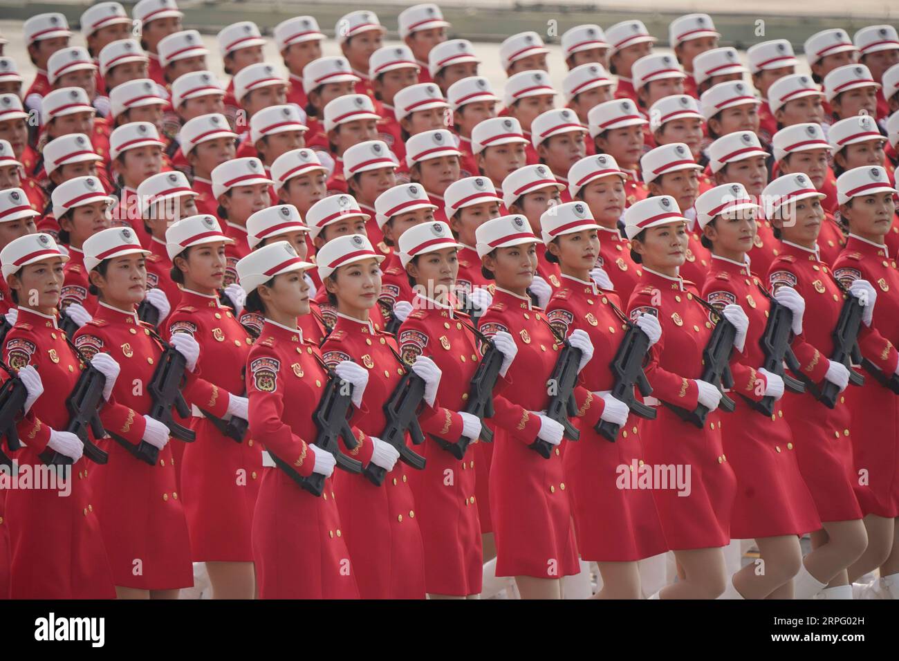 China military parade women hi-res stock photography and images - Alamy