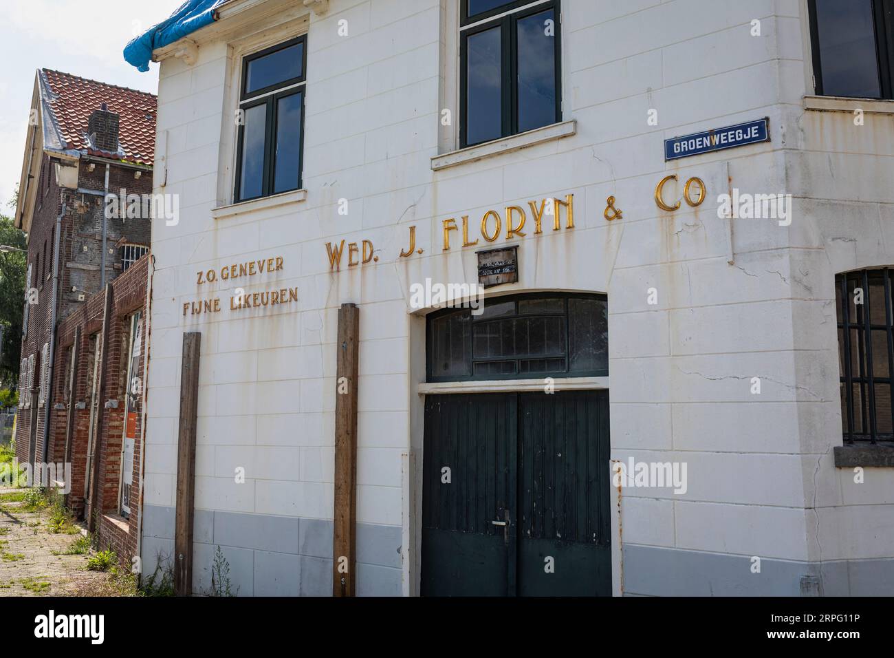 Old distillery of Floryn at start of renovation. Floryn is one of the ...