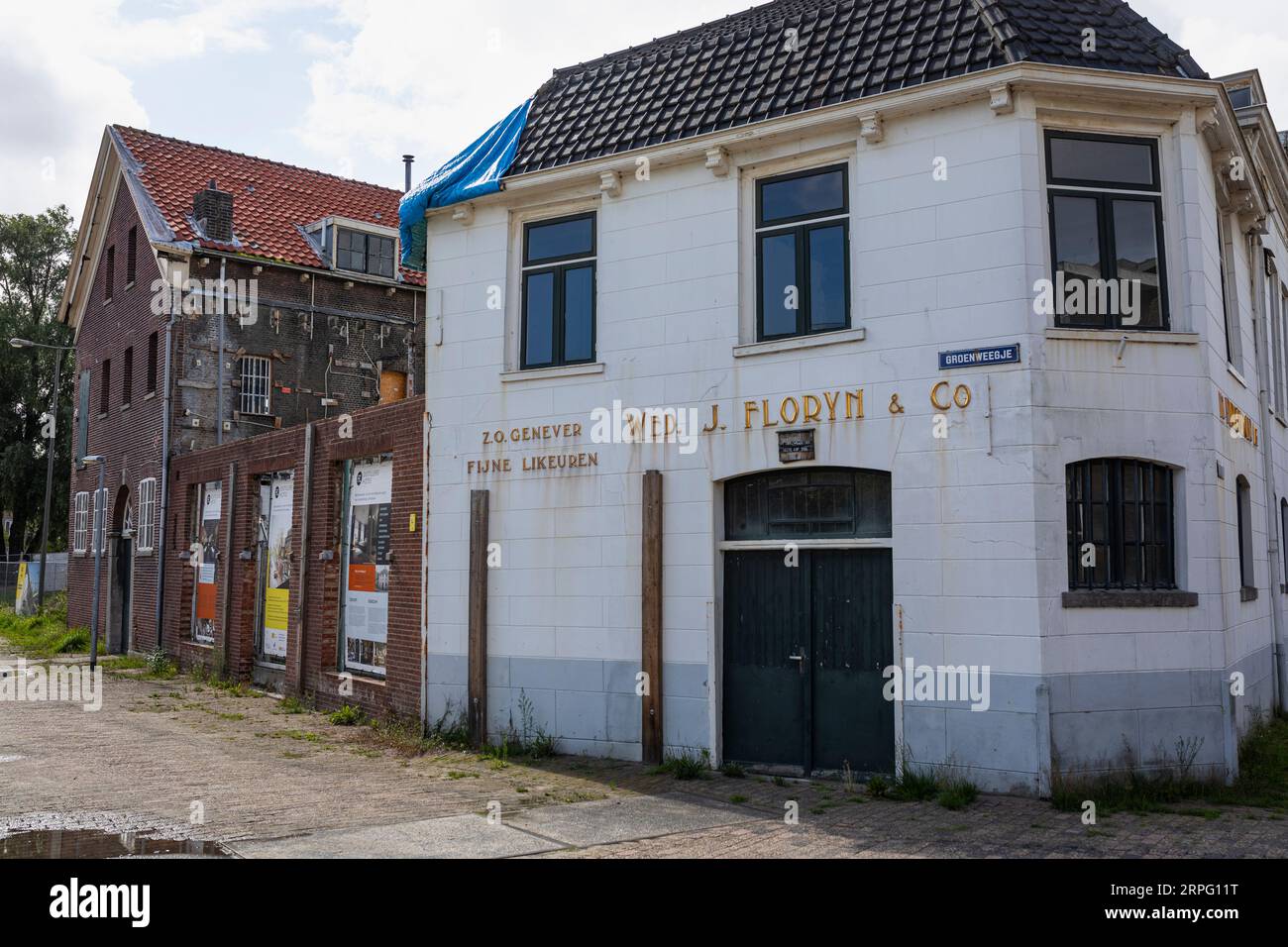 Old distillery of Floryn at start of renovation. Floryn is one of the ...