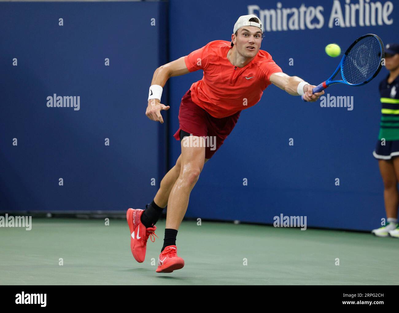 New York, USA, 4th. September, 2023. British tennis player Jack Draper ...