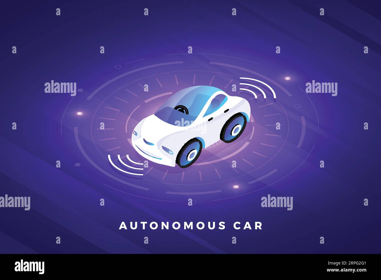 Lidar car Stock Vector Images - Alamy