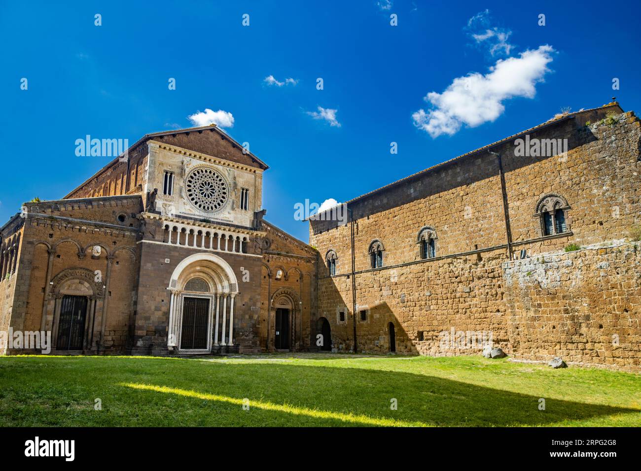 Tuscania, Viterbo, Lazio. A glimpse of the ancient medieval village of ...