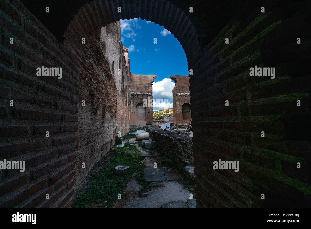 Basilica of the Red Courtyard in Izmir,Bergama Stock Photo - Alamy