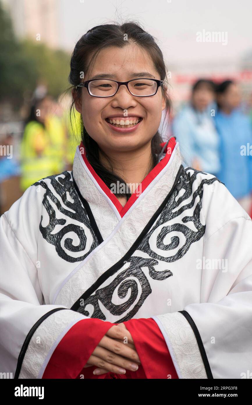 191001 -- BEIJING, Oct. 1, 2019 -- Shi Shenglong of majority Han ethnic ...
