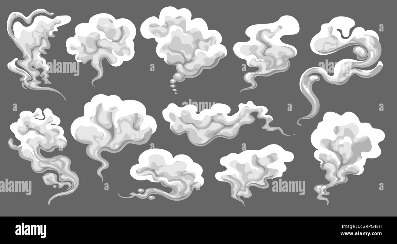 Puff of air white background Stock Vector Images - Alamy