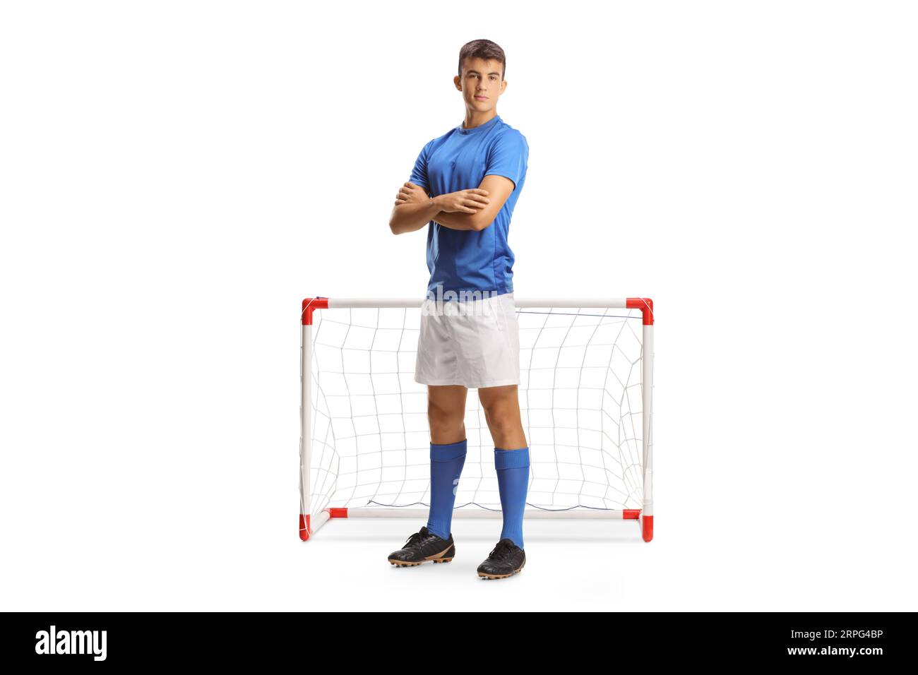 Soccer player in front Cut Out Stock Images & Pictures - Alamy