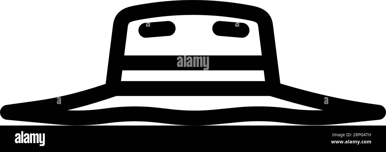 cricket hat cap line icon vector illustration Stock Vector Image & Art ...