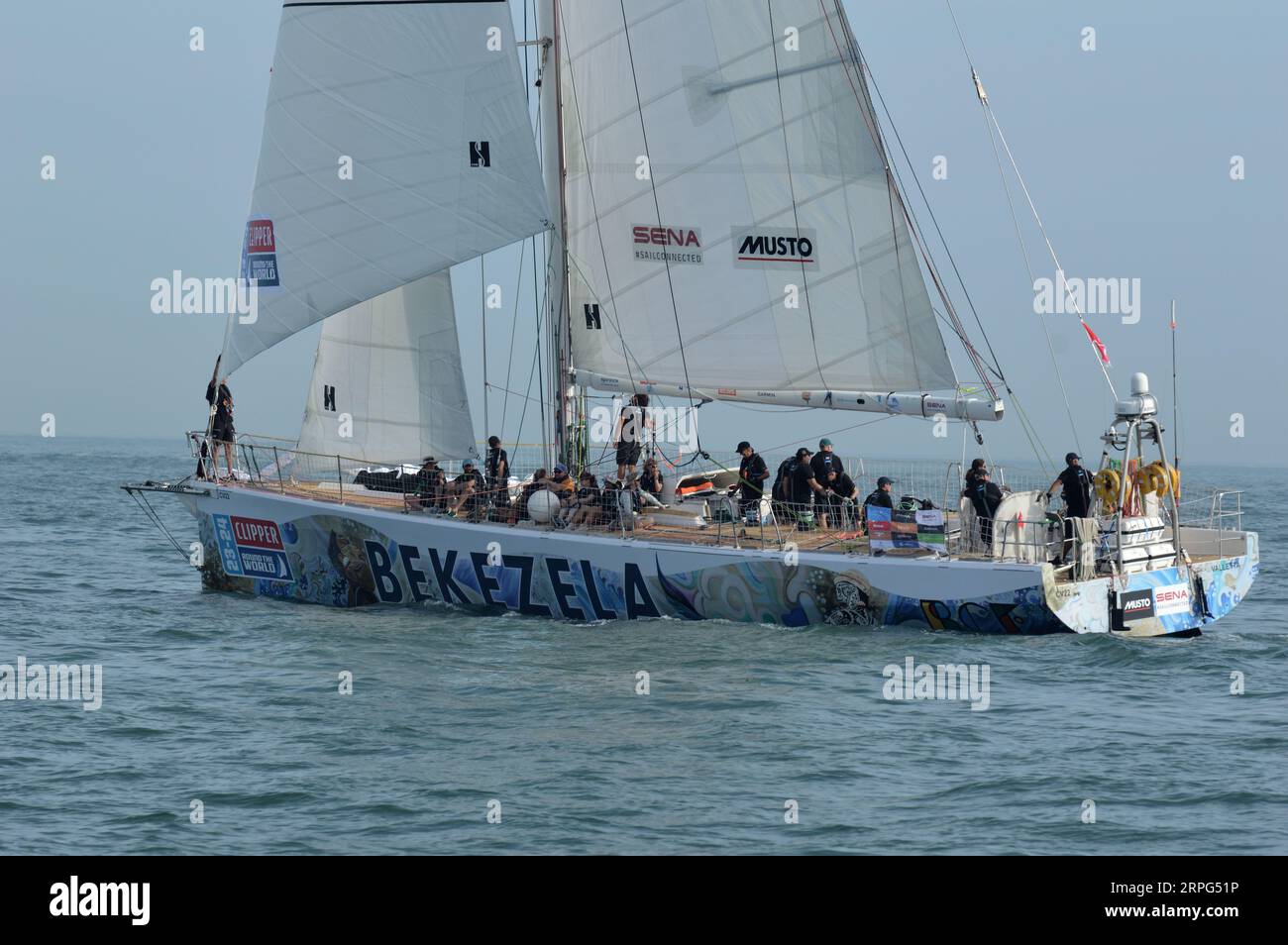 Clipper yacht storm hi-res stock photography and images - Alamy