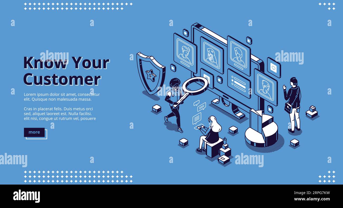 Kyc know your customer verification Stock Vector Images - Alamy