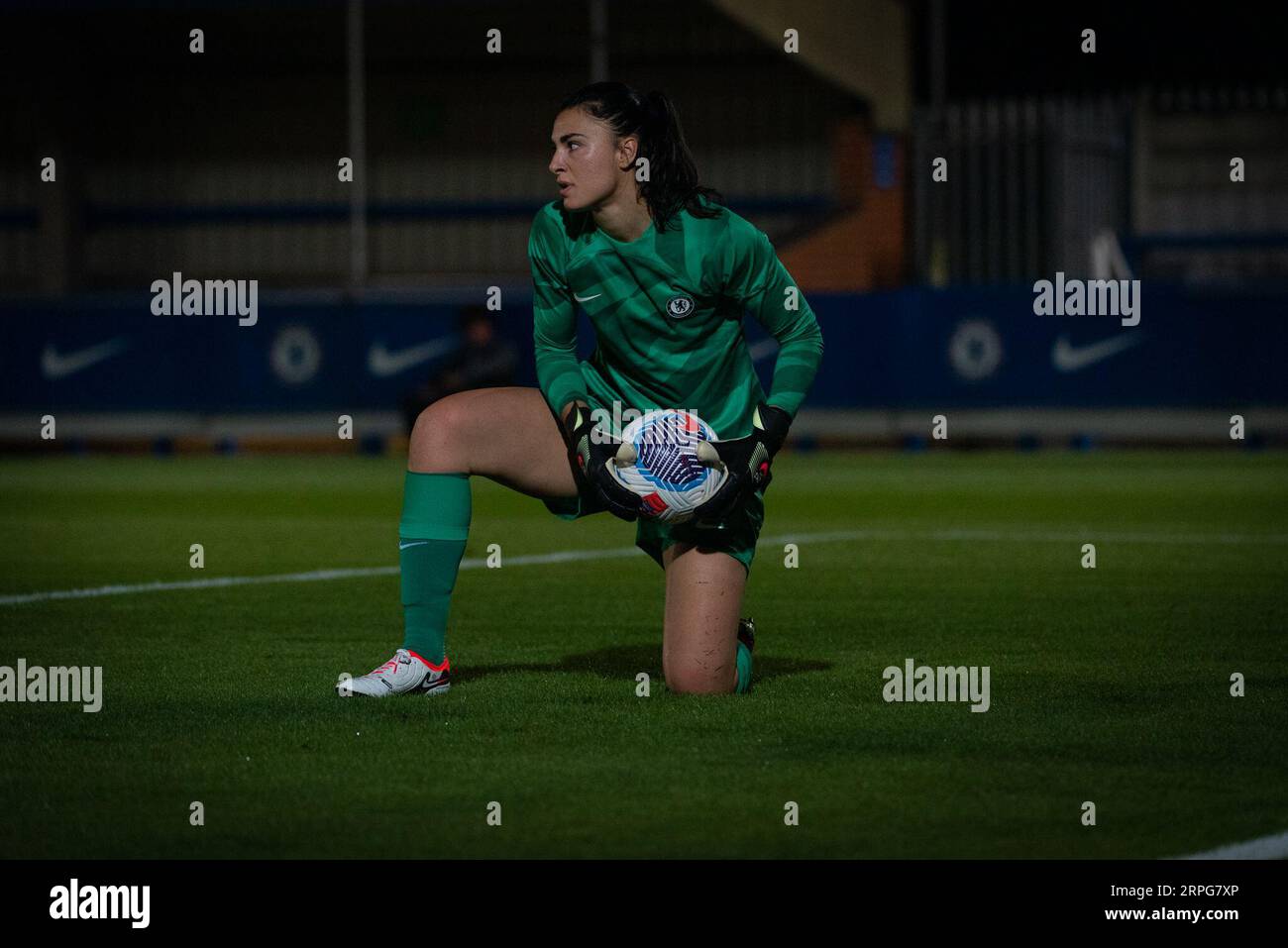 Kingsmeadow Stadium, London, United Kingdom, 3rd Sep, 2023. Goalkeeper ...