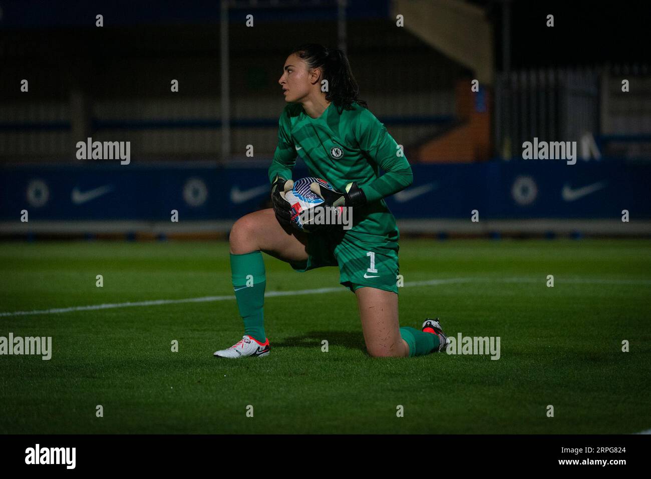 Kingsmeadow Stadium, London, United Kingdom, 3rd Sep, 2023. Goalkeeper ...