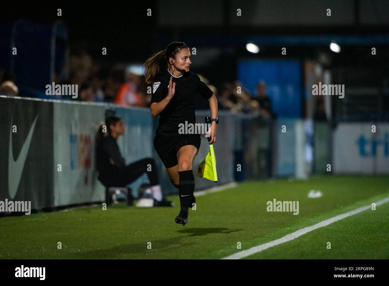 Kingsmeadow Stadium, London, United Kingdom, 3rd Sep, 2023. Assistant ...