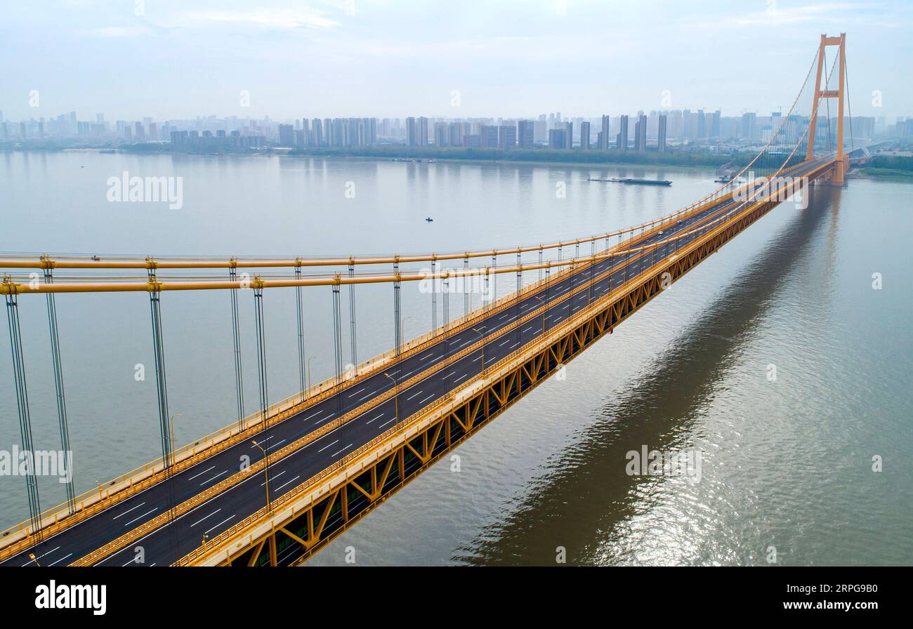 191008 -- WUHAN, Oct. 8, 2019 -- Aerial photo taken on Sept. 25, 2019 ...