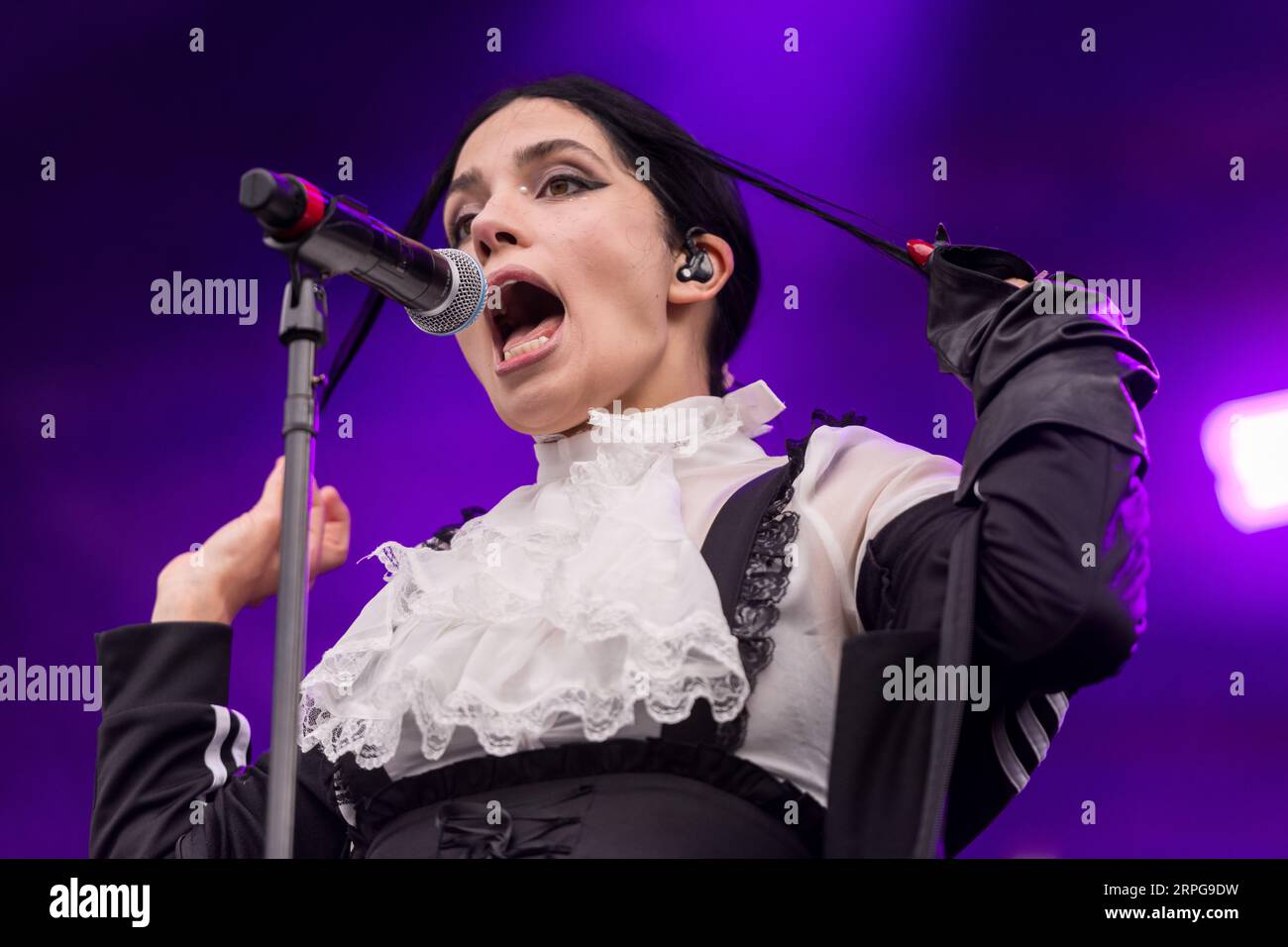 Seattle, USA. 3 Sep, 2023. The Moscow band Pussy Riot performing at the ...