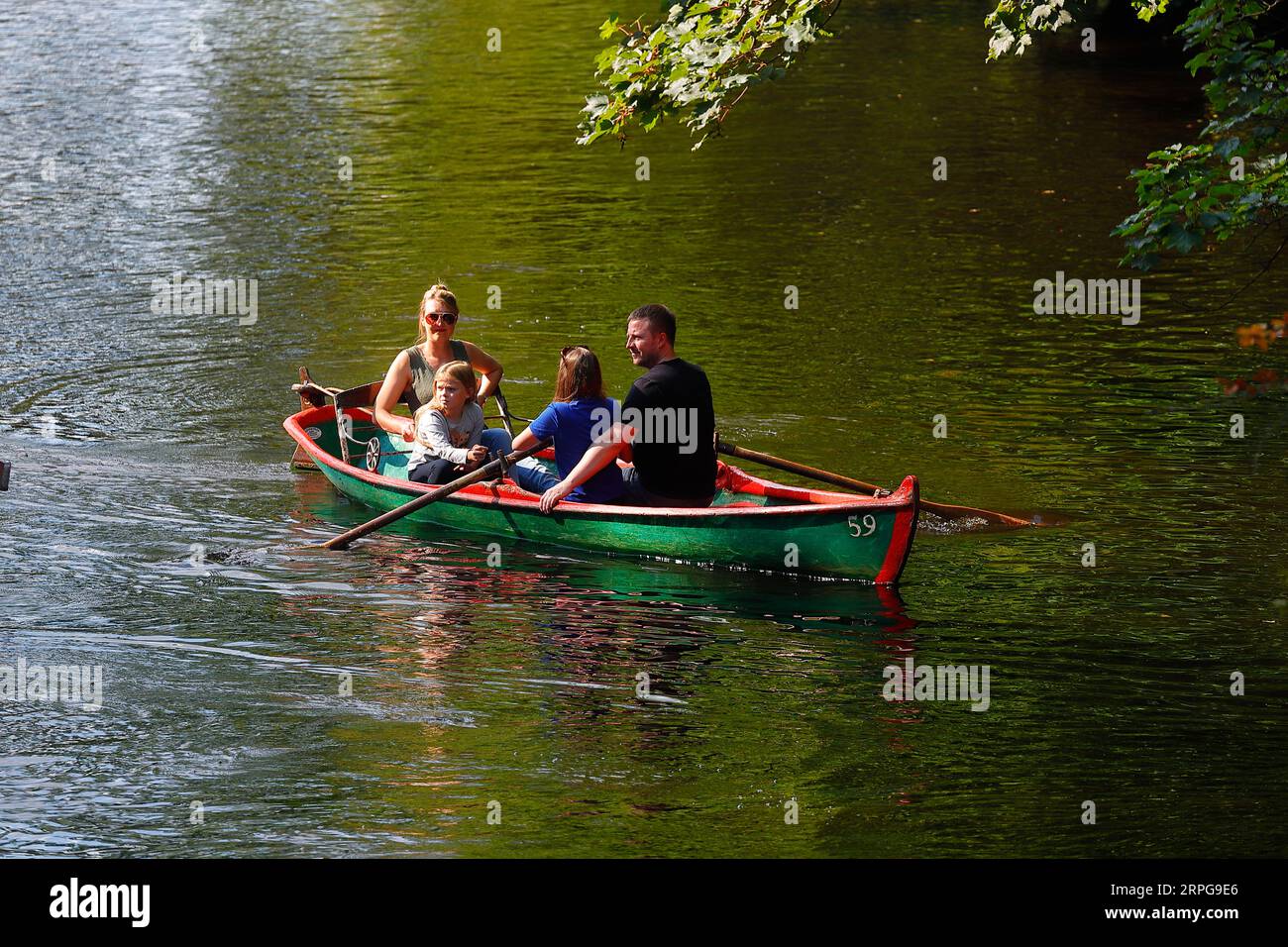 Knaresborough rowing boats hi-res stock photography and images - Alamy