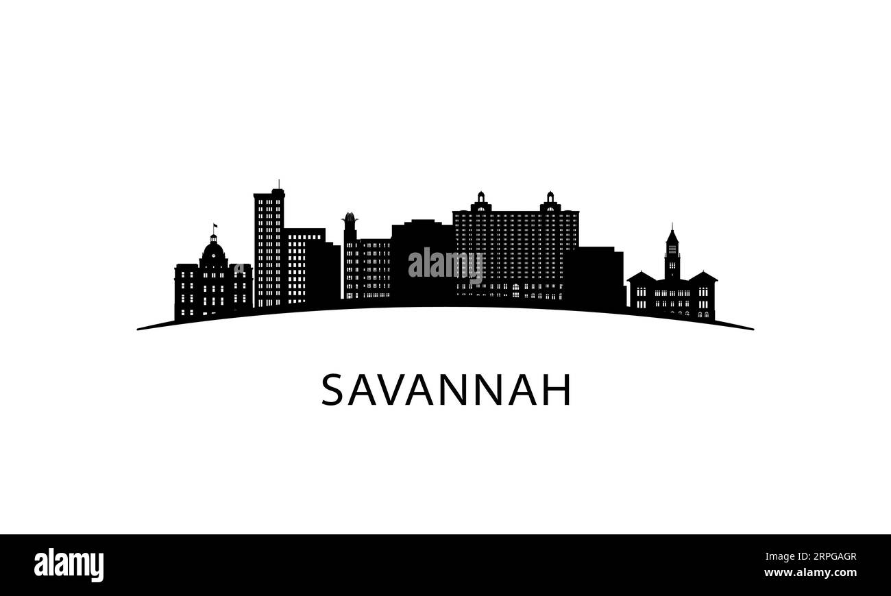Savannah georgia architecture Stock Vector Images - Alamy