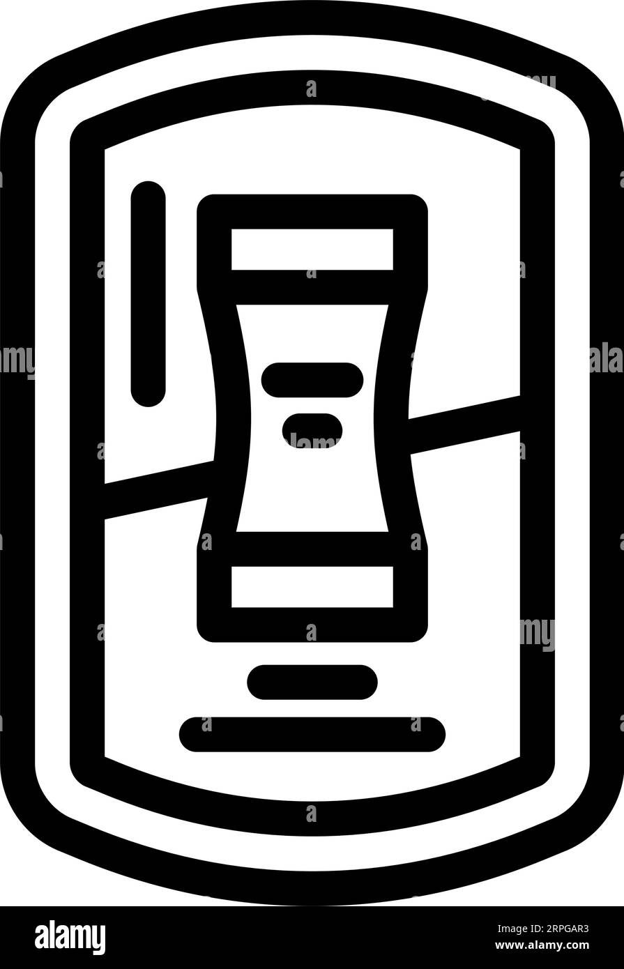 snus nicotine pouch line icon vector illustration Stock Vector Image ...