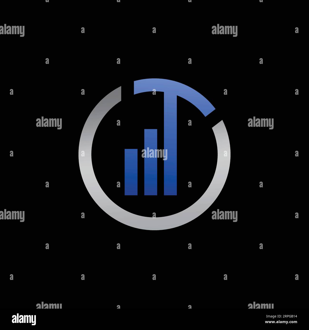 Cool and modern initials t logo design Royalty Free Vector Stock Vector ...