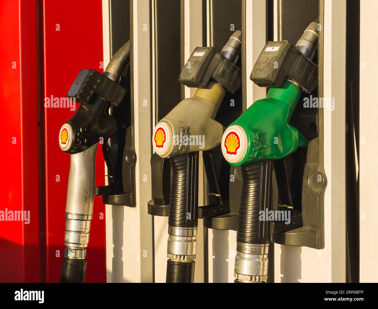 Balikesir , Turkey - Jun 22, 2023: : Refueling the car at a gas station ...
