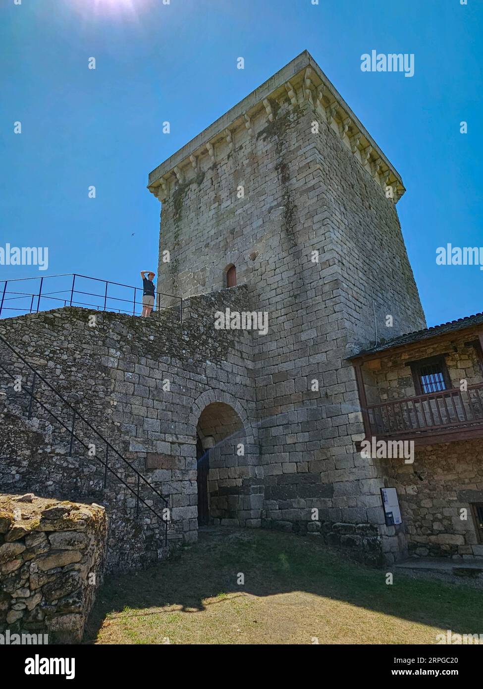Tower of a castle Stock Photo - Alamy