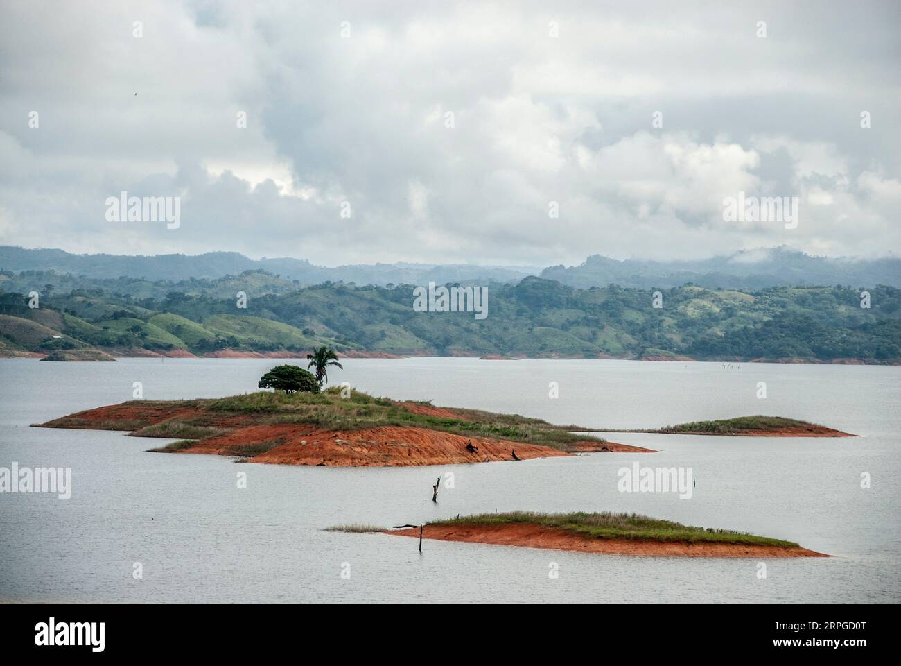 Landscape of a lake Stock Photo - Alamy