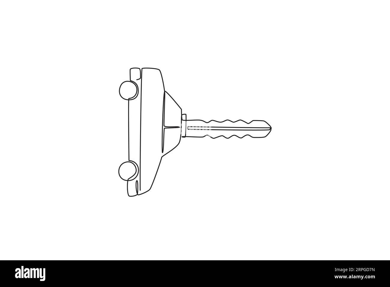 One line drawing key hi-res stock photography and images - Alamy