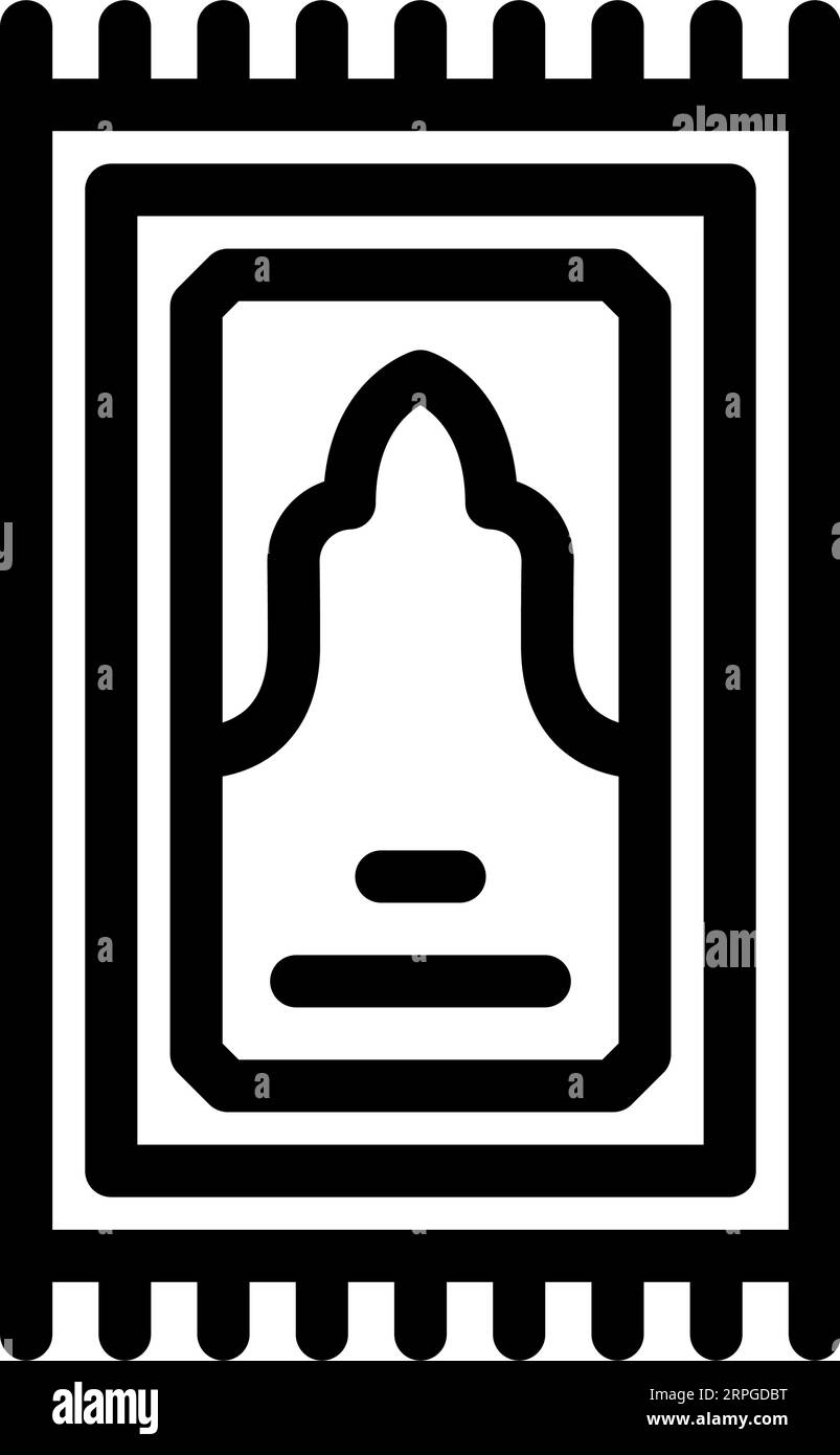 Islam prayer mat Black and White Stock Photos & Images - Alamy