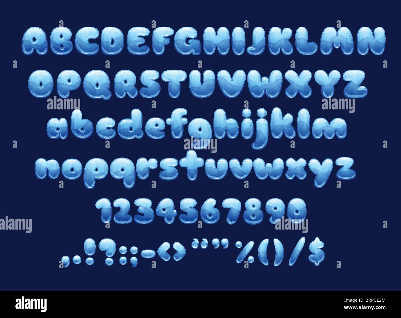 Air bubbles alphabet hi-res stock photography and images - Alamy