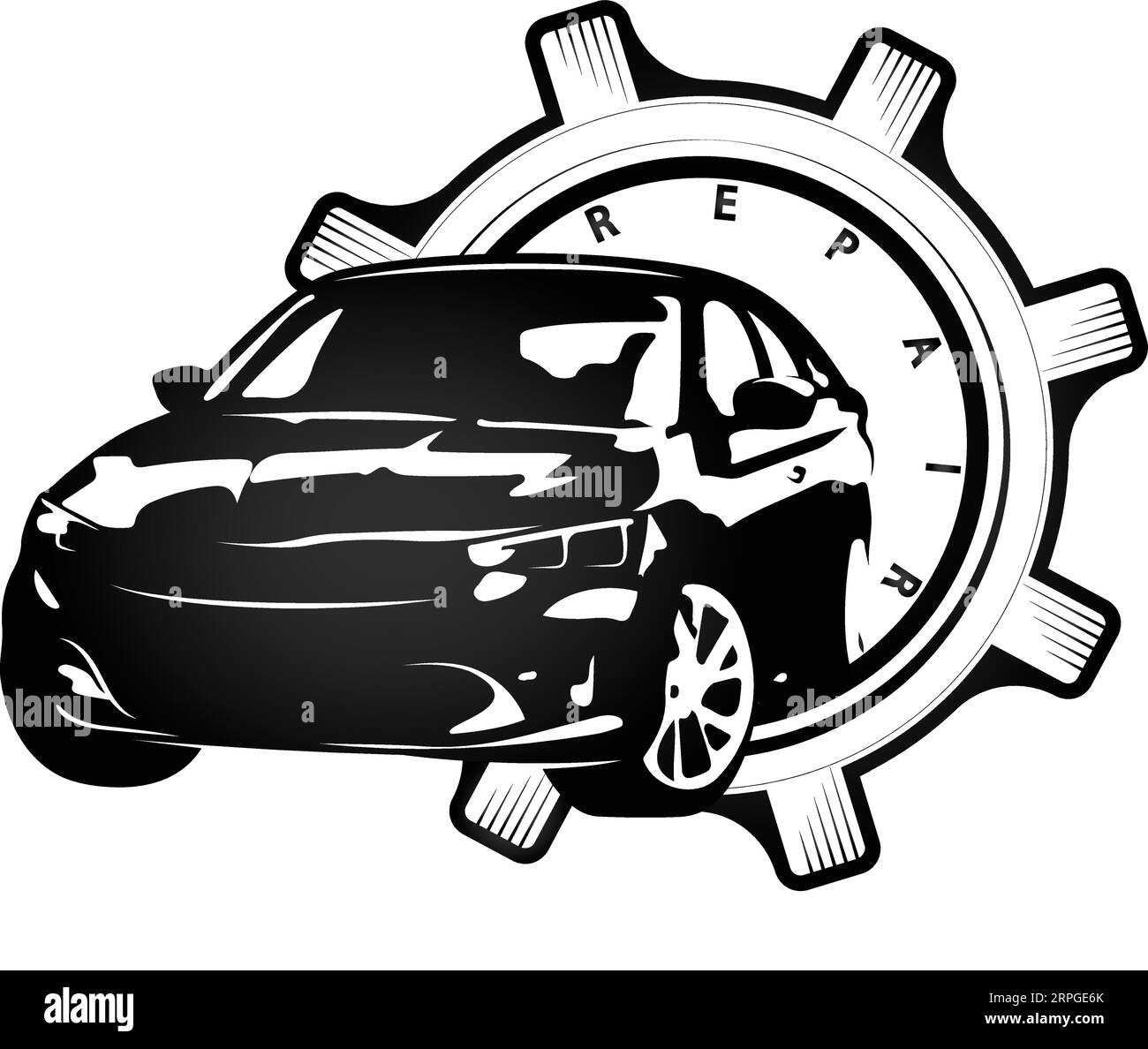 Garage car lift Black and White Stock Photos & Images - Alamy