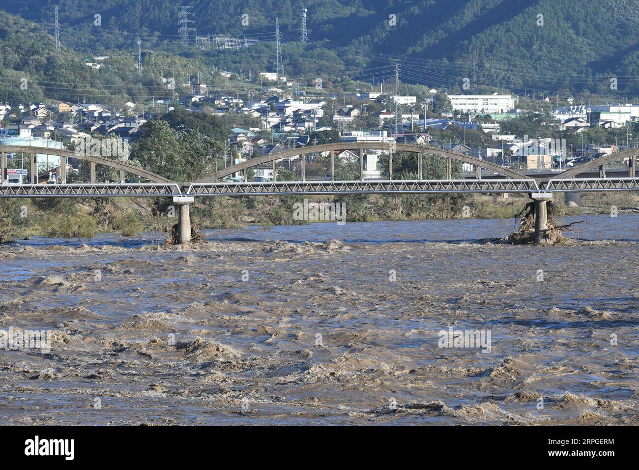 Japan river typhoon hi-res stock photography and images - Alamy