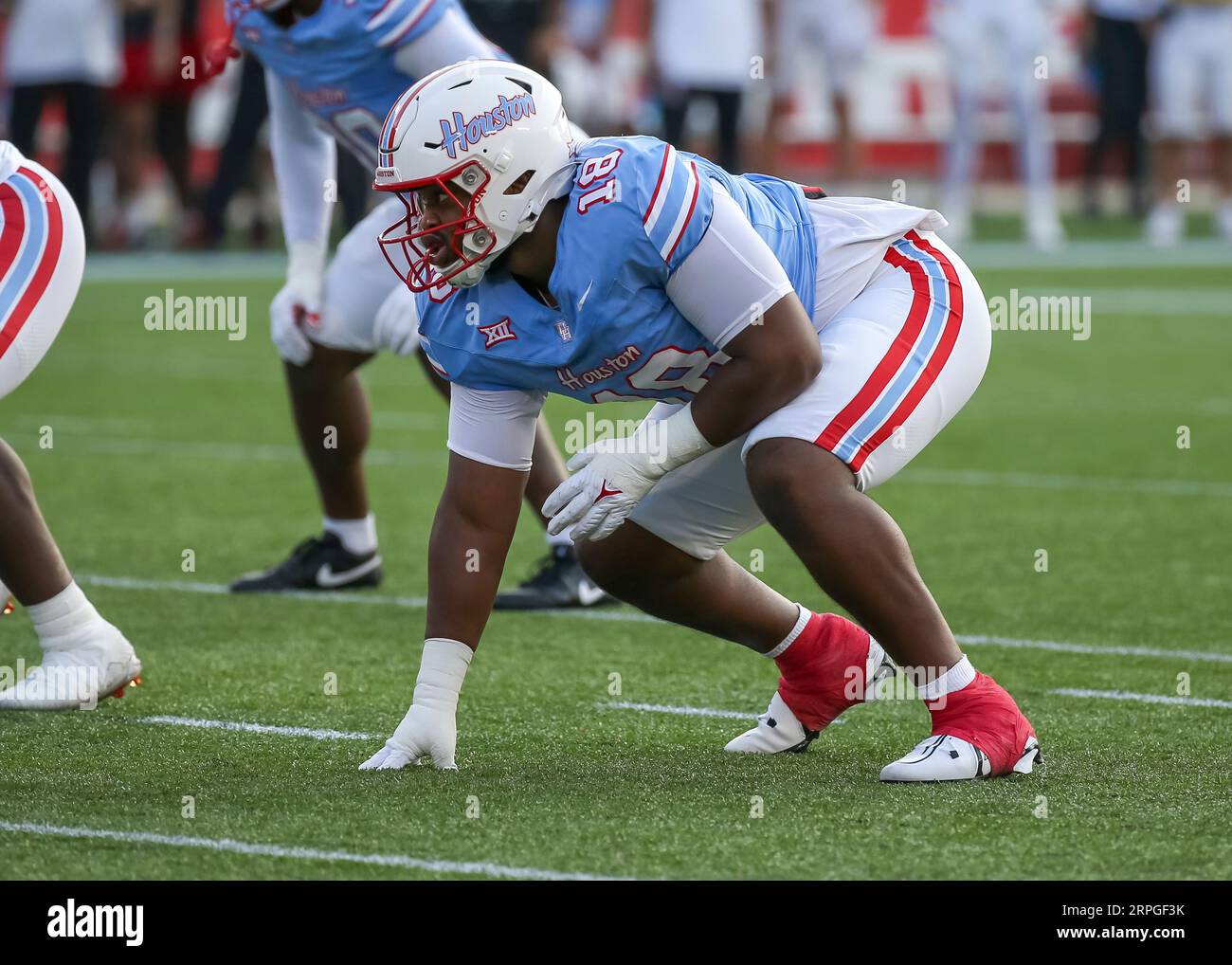 HOUSTON, TX - SEPTEMBER 02: Houston Cougars defensive lineman Anthony ...
