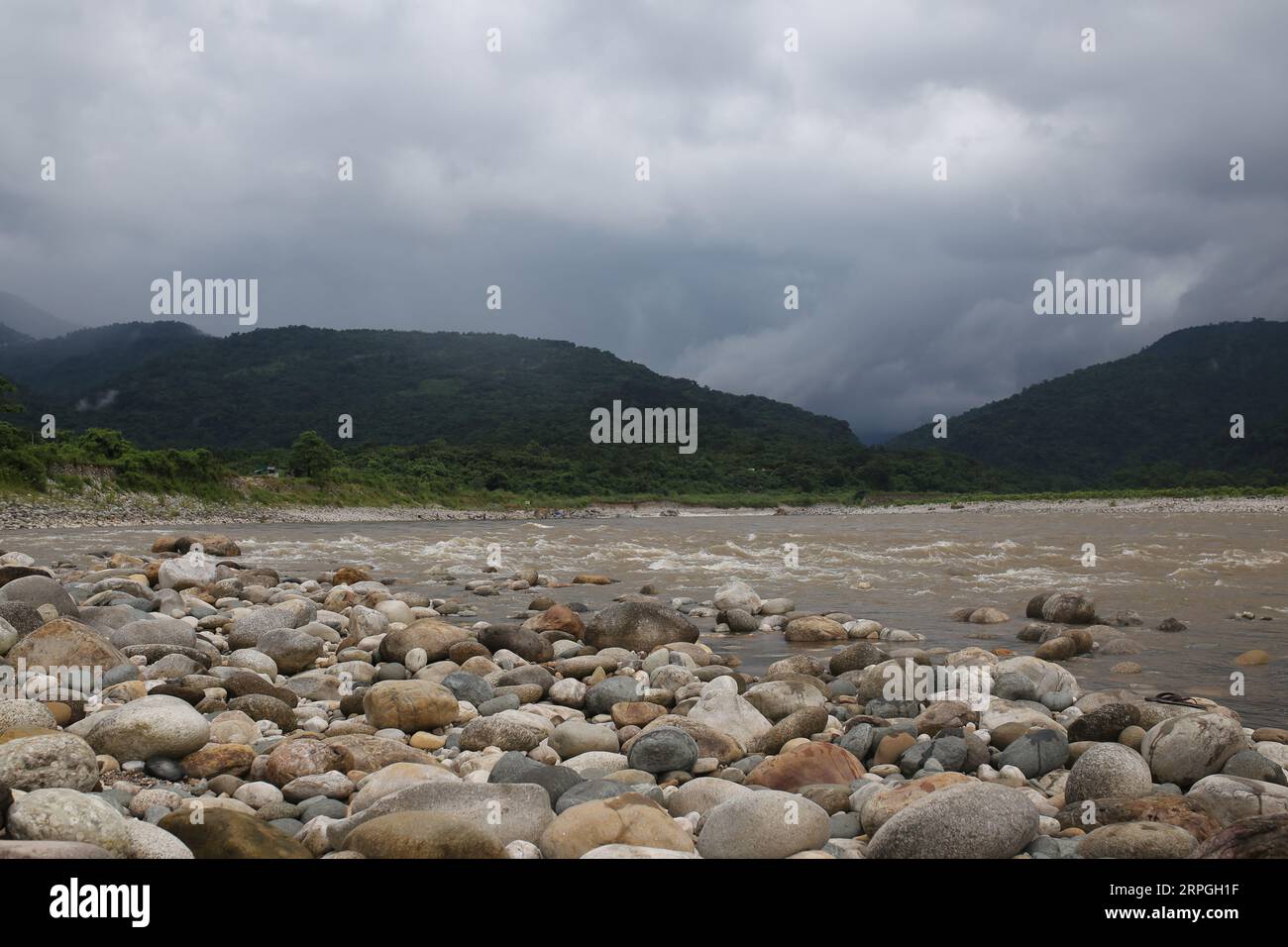 water flow through mountain river in Bangladesh Stock Photo - Alamy