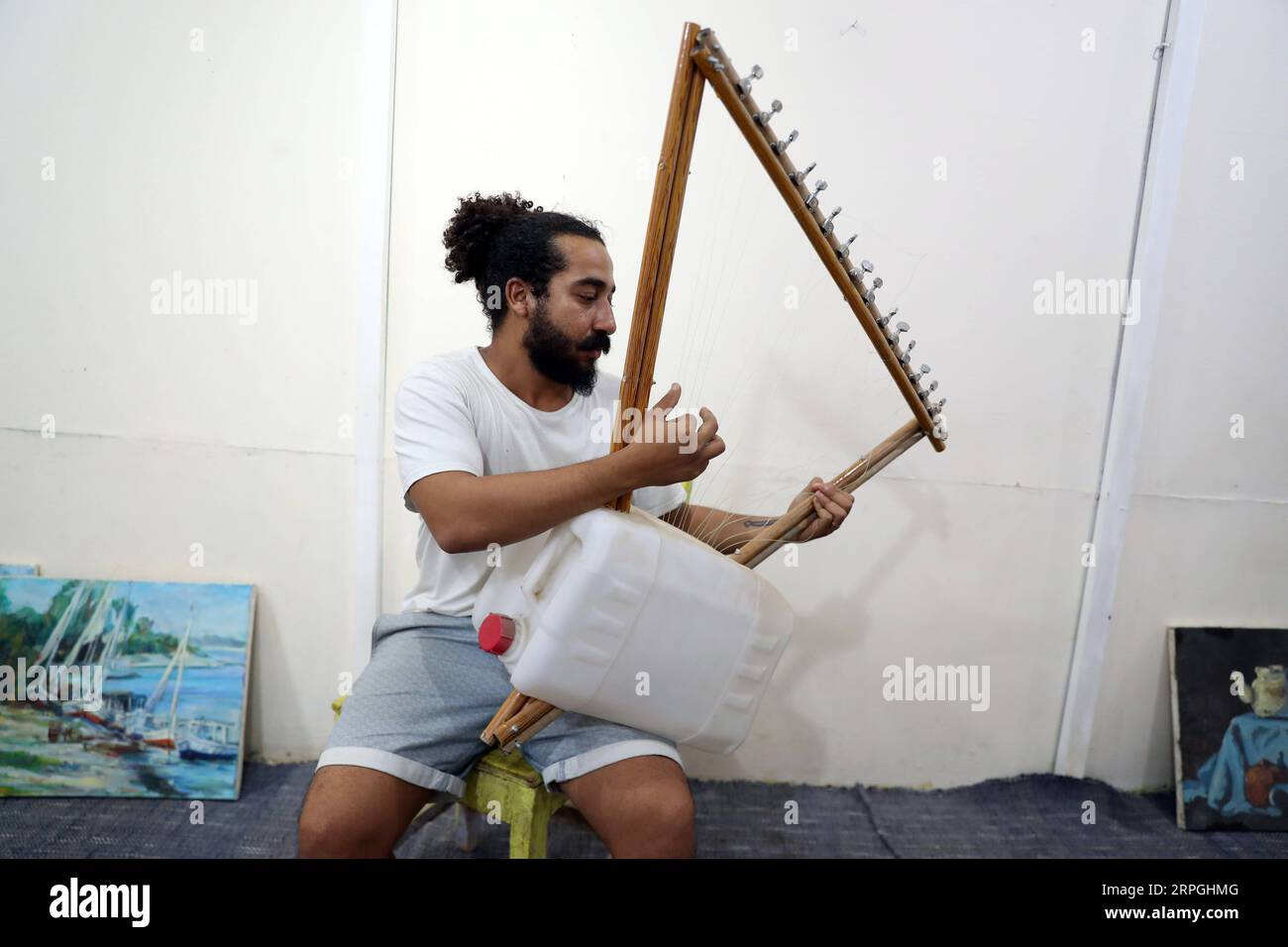 191016 -- LUXOR EGYPT, Oct. 16, 2019 -- Shady Rabab, founder of the ...