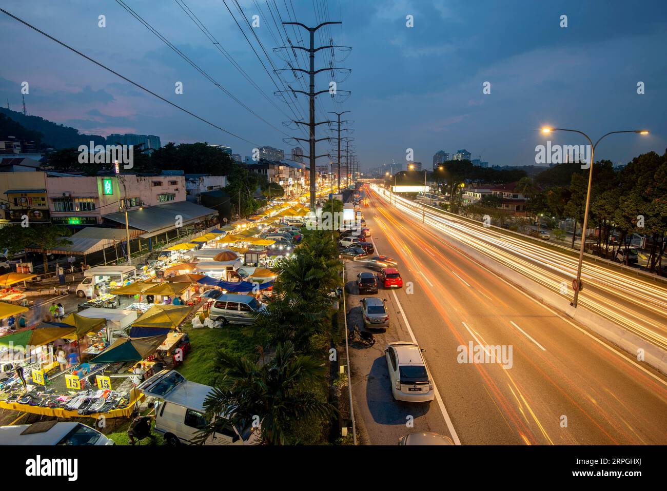 Taman connaught night market hi-res stock photography and images - Alamy