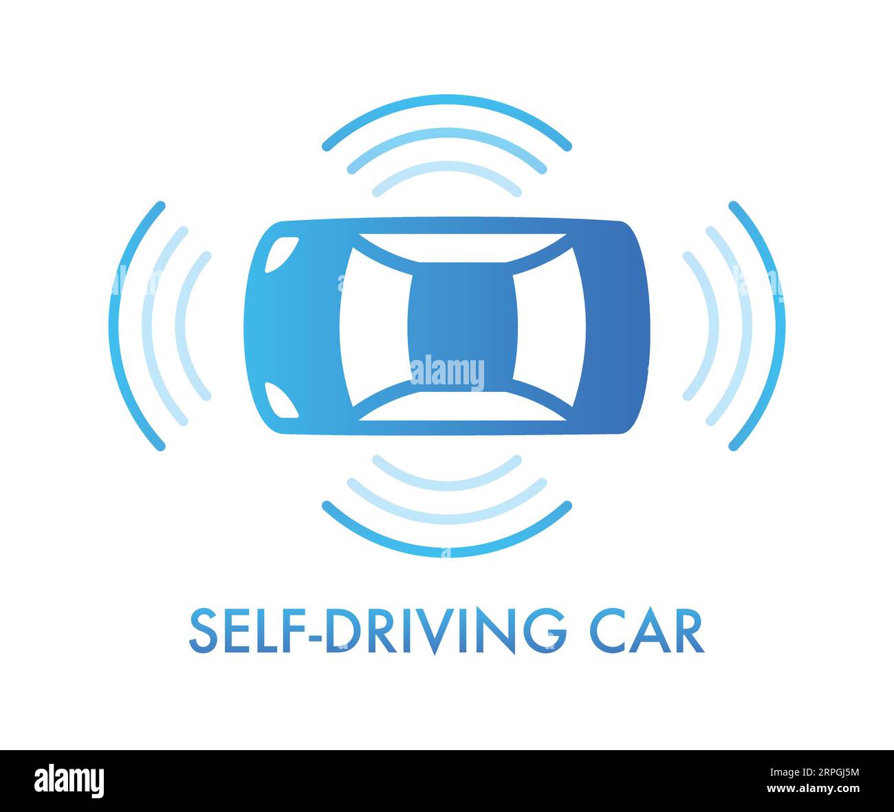 Ultrasonic radar car Stock Vector Images - Alamy
