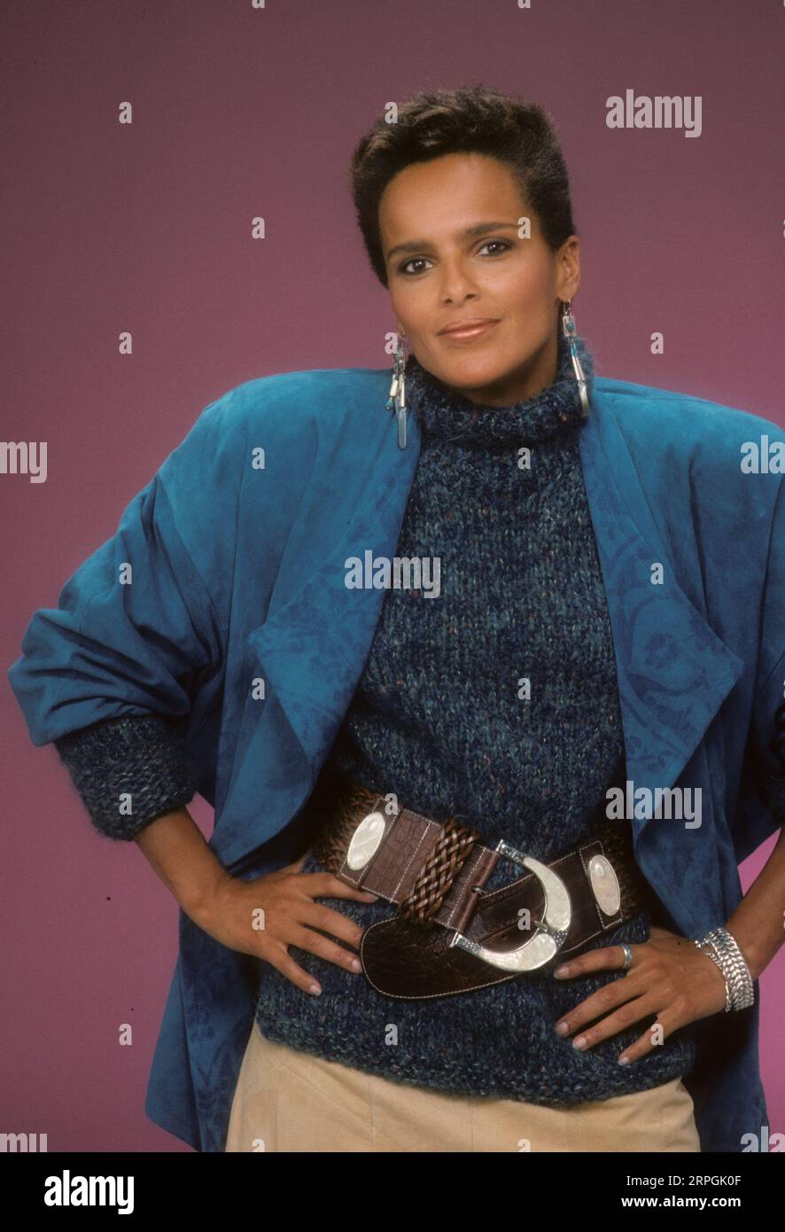 HOTEL TV Series JAMES BROLIN Connie Sellecca Stock Photo - Alamy