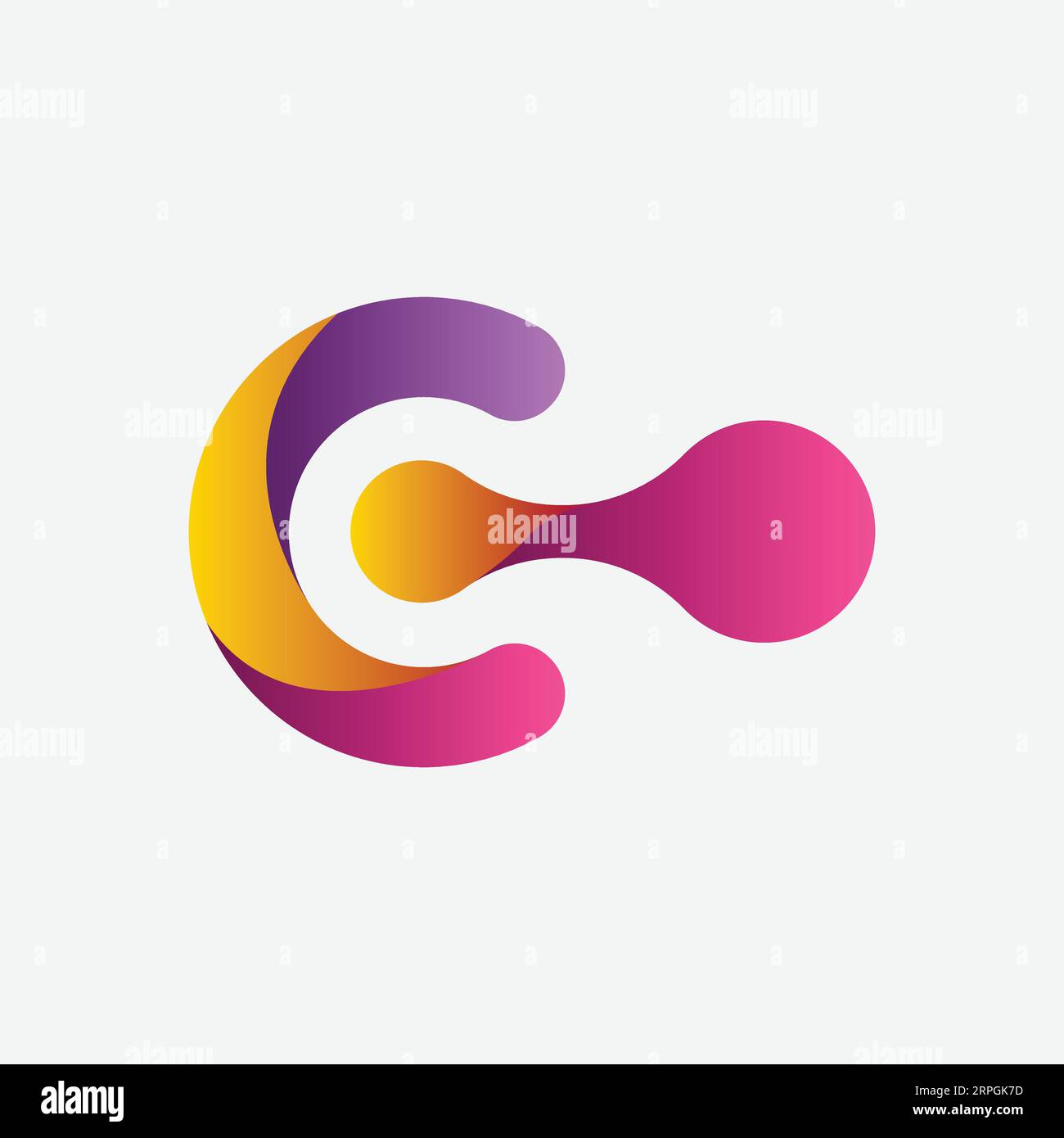 Gradient letter c logo Royalty Free Vector Image Stock Vector Image ...