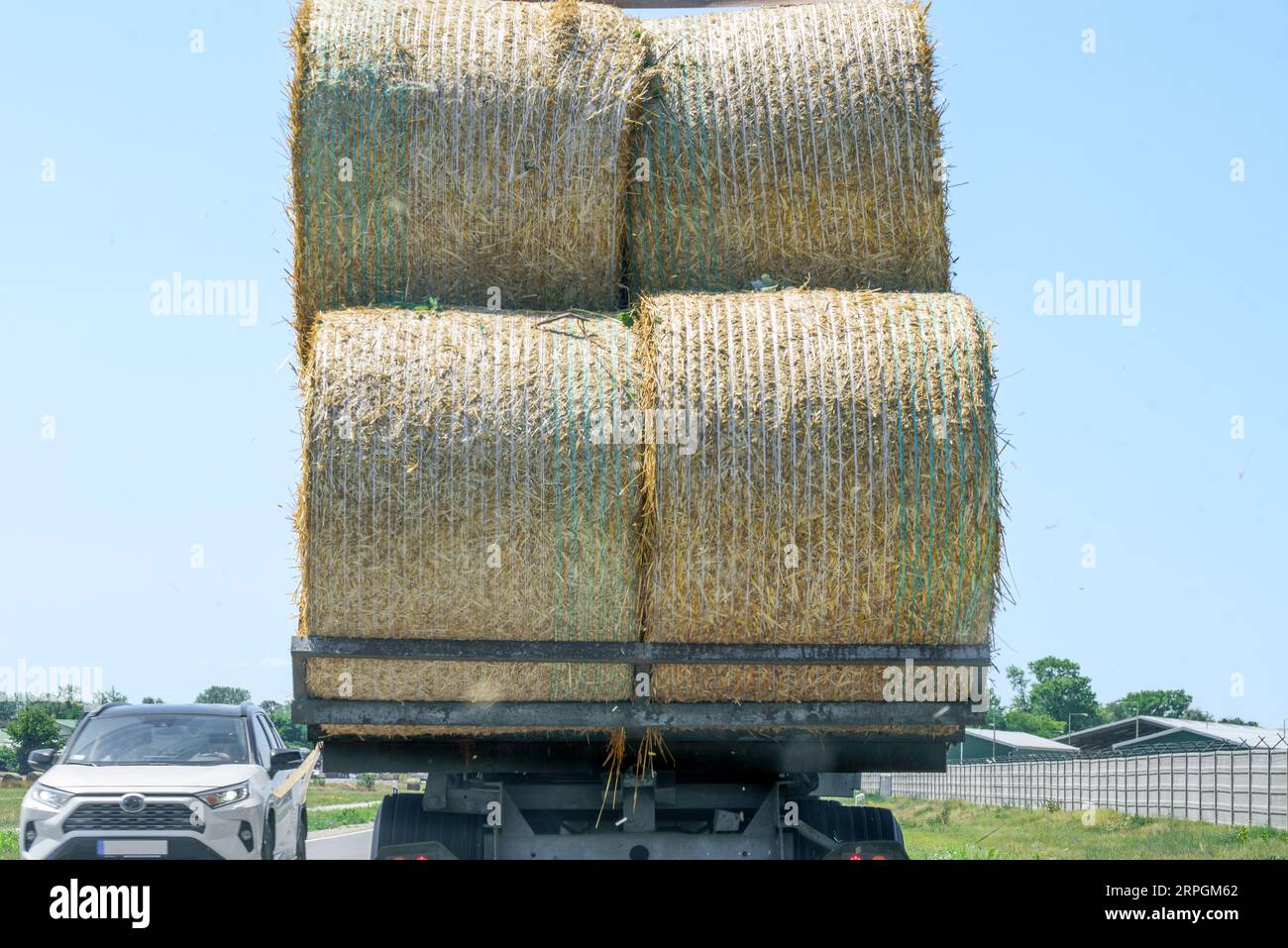Tractor carrying fodder hi-res stock photography and images - Alamy