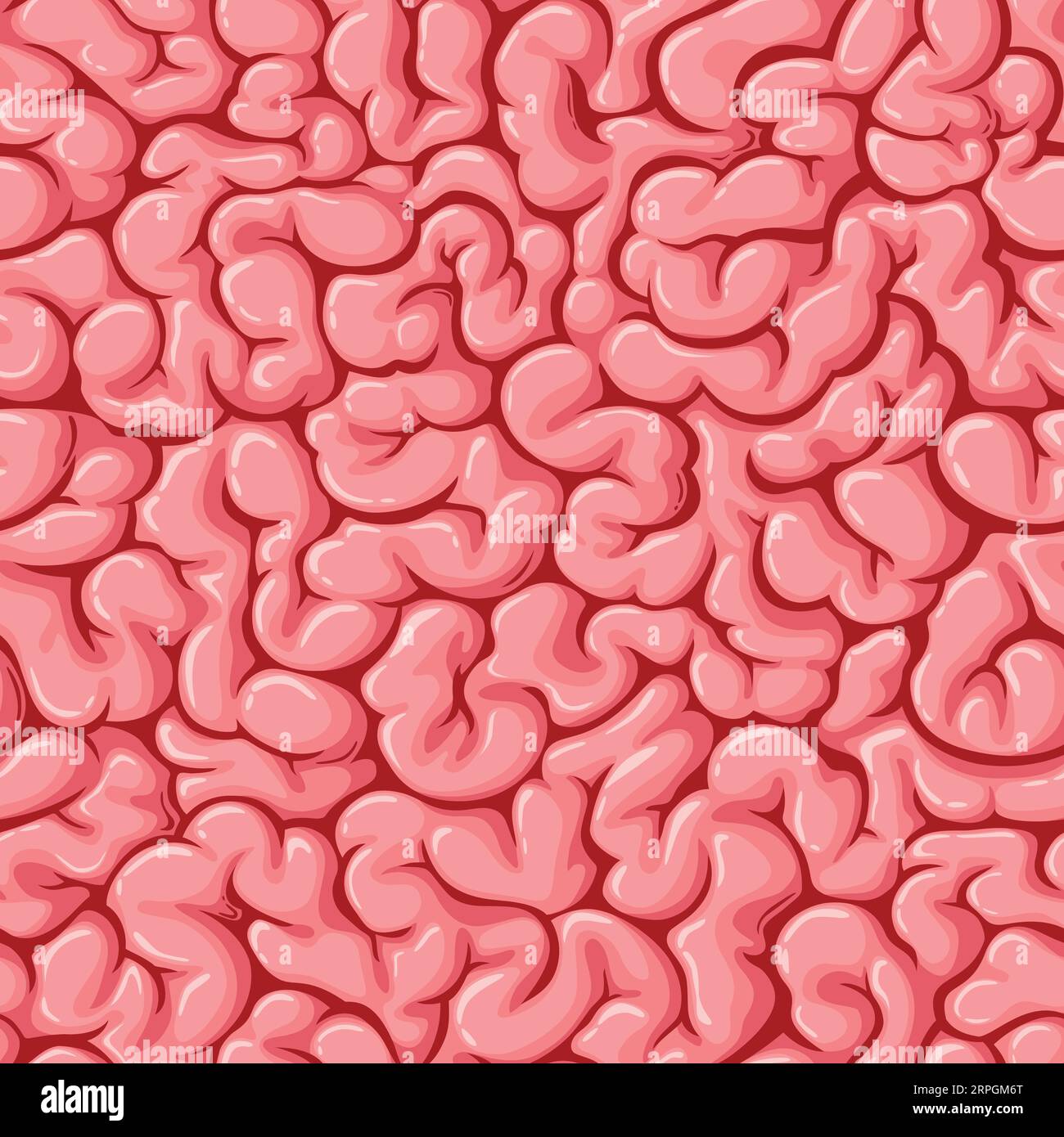 Brain seamless pattern textured background Vector Image Stock Vector ...