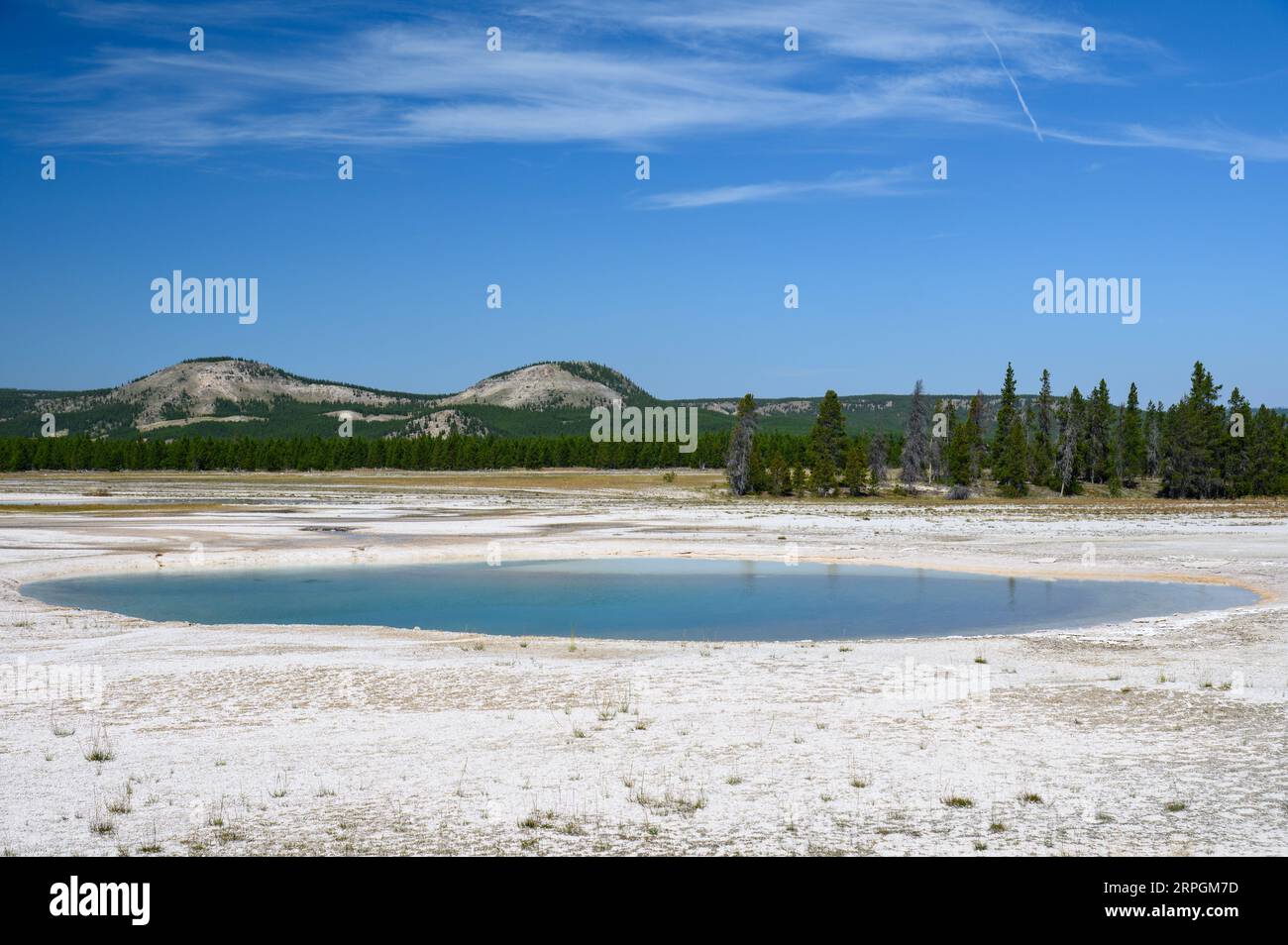 Geothermal Pools in the Geyser Basins of Yellowstone National Park ...