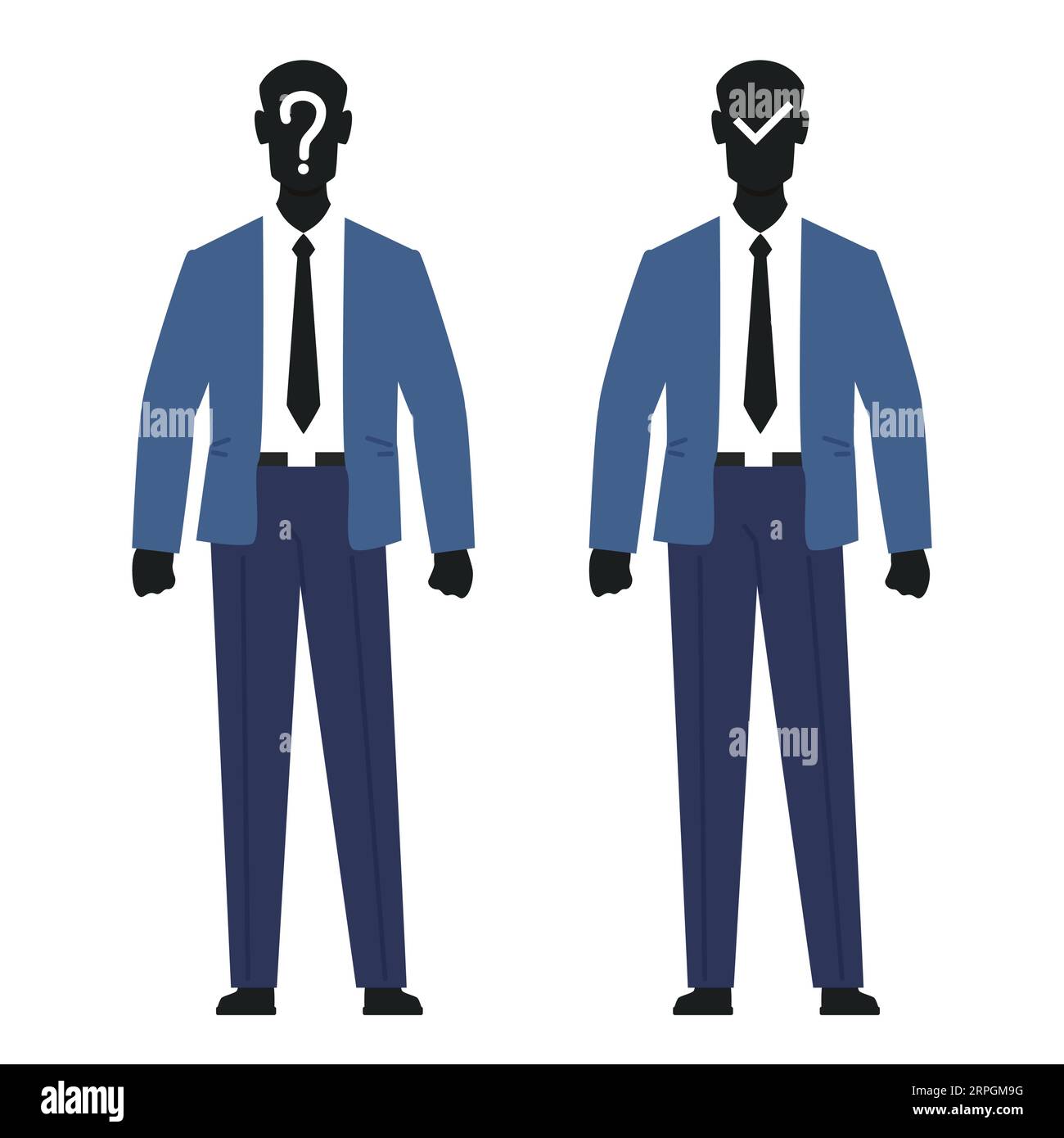 Male anonymous, unknown faceless user, incognito business person with ...