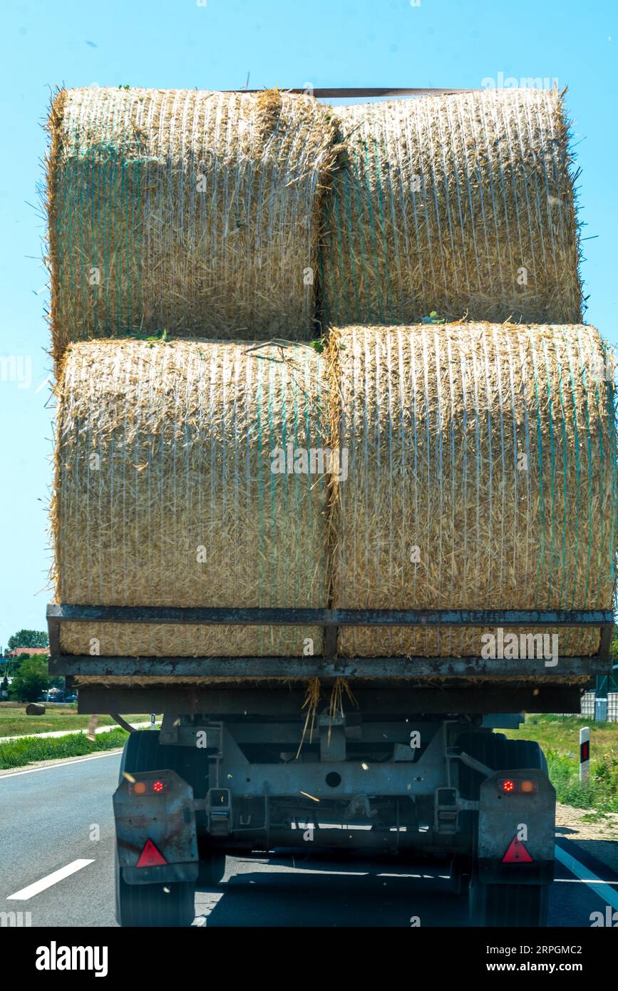 Small ranching hay harvesting tractor hi-res stock photography and ...