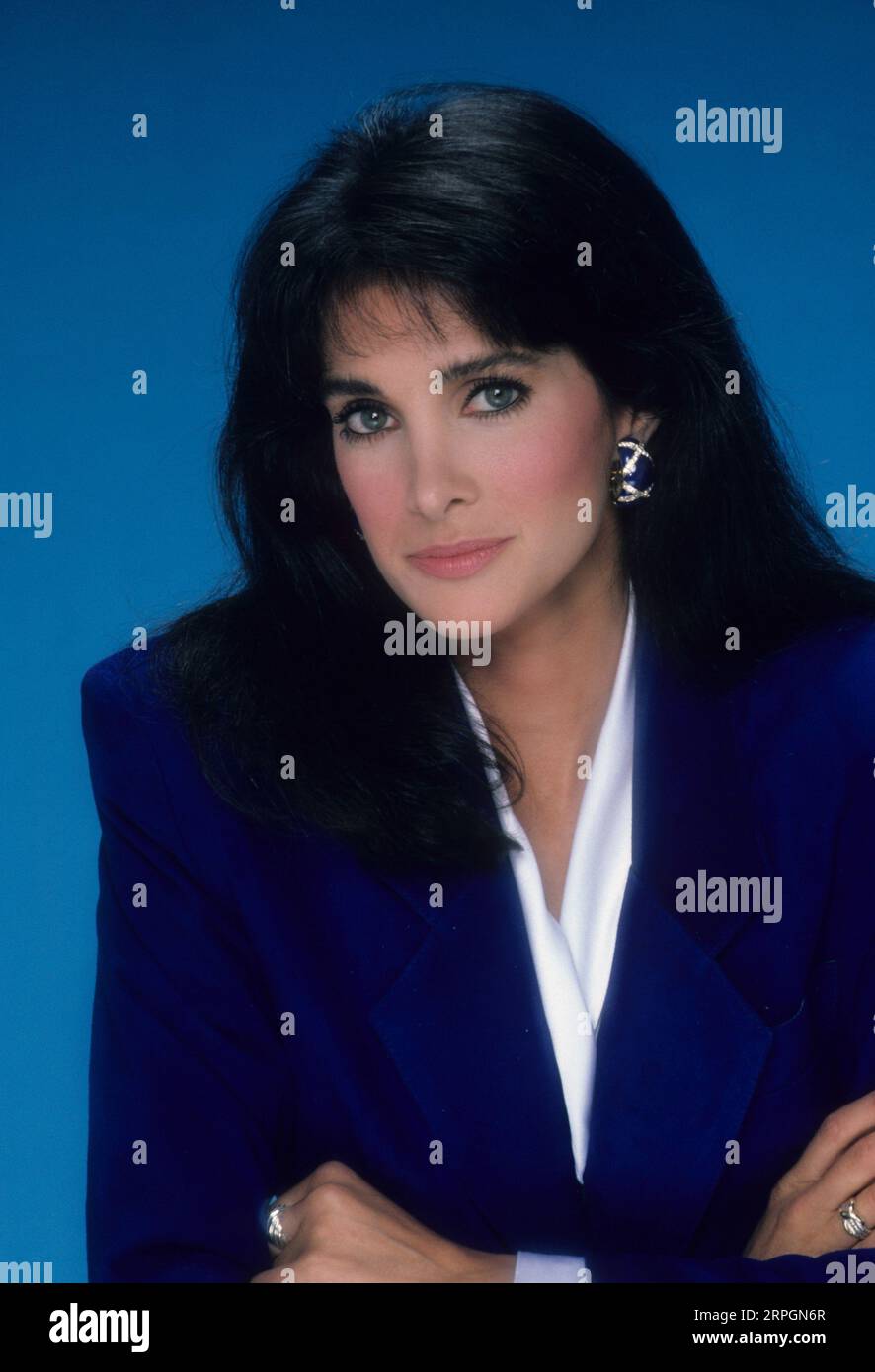 HOTEL TV Series JAMES BROLIN Connie Sellecca Stock Photo - Alamy
