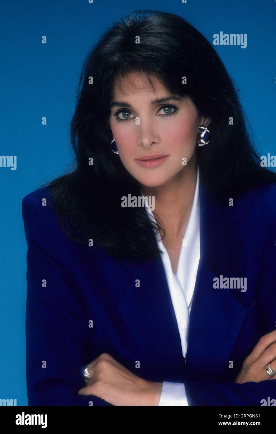 HOTEL TV Series JAMES BROLIN Connie Sellecca Stock Photo - Alamy