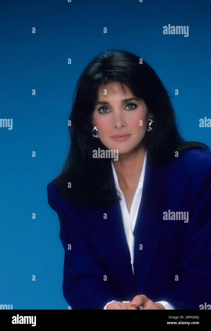 HOTEL TV Series JAMES BROLIN Connie Sellecca Stock Photo - Alamy